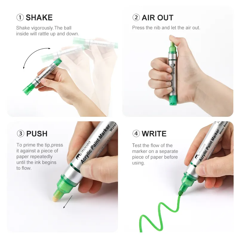 Marcadores Acrílicos Mobee Tipo Posca | 20 Colores 5 MM – Fun At Home Chile